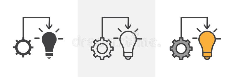 Implement icon vector stock illustration. Illustration of gear - 348468792