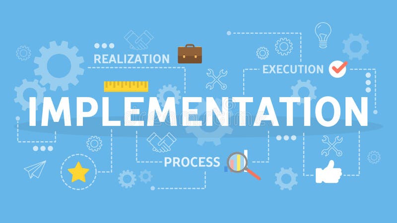 Implement Idea into Business Process. Strategy and Development Stock ... Implement Idea into Business Process. Strategy and Development Stock ...
