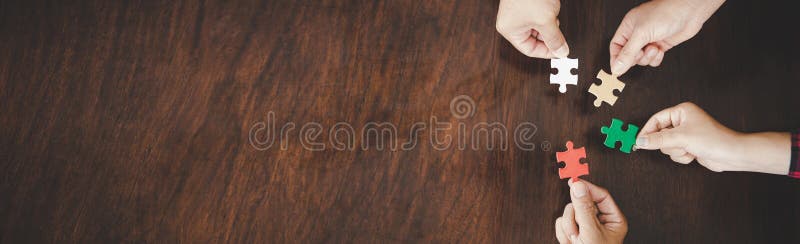 Implement Improve Puzzle Solve Connections Together Stock Photo - Image ...