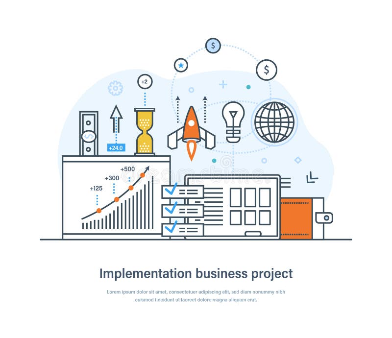 Innovation Business Process for Introducing New Ideas, Methodologies, Services or Products Stock ...