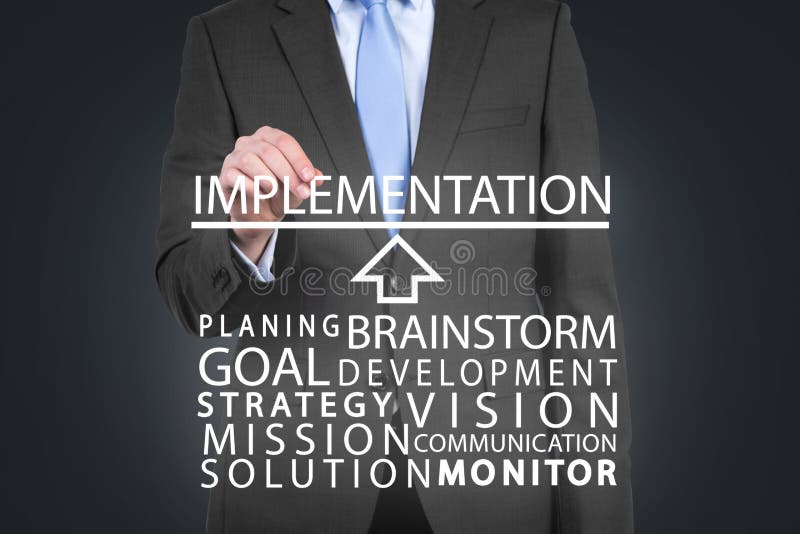 Implementation concept stock image. Image of company - 51187353