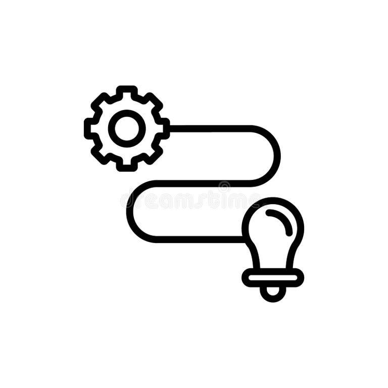 Implementation icon stock vector. Illustration of black - 330178682