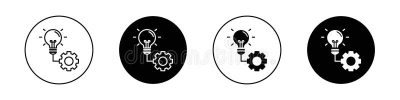 Implementation icon stock vector. Illustration of black - 307757955