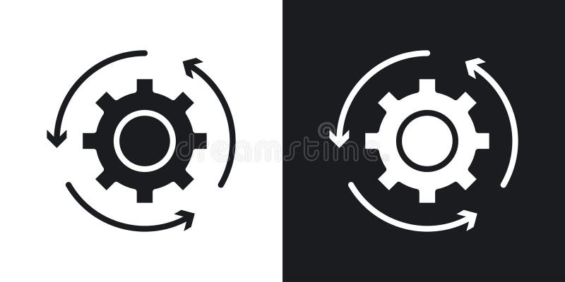 Implementation icon vector stock vector. Illustration of progress ...