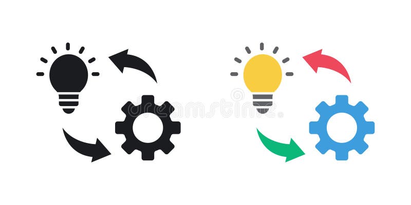 Implementation icon vector stock vector. Illustration of method - 348158442