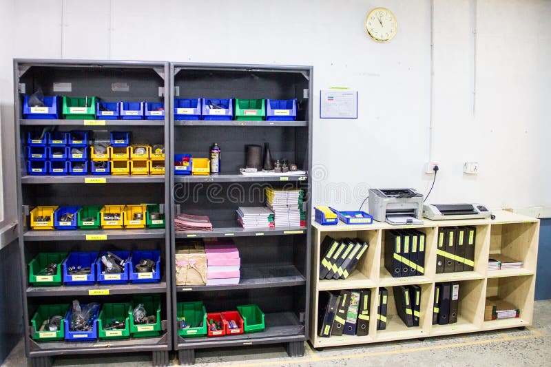 Implementation of LEAN 5S at the Office Stock Photo - Image of ...