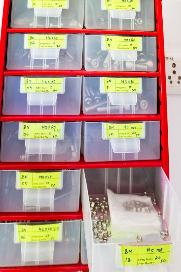 Implementation of LEAN 5S at a Store and Maintenance Stock Image ...