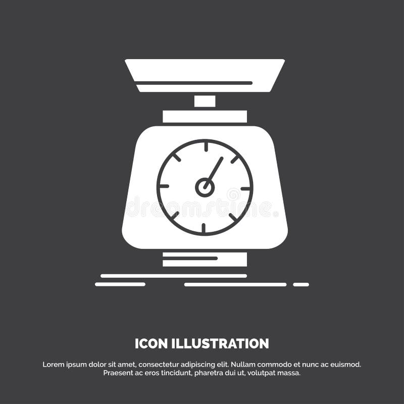 Implementation, Mass, Scale, Scales, Volume Icon. Glyph Vector Symbol ...