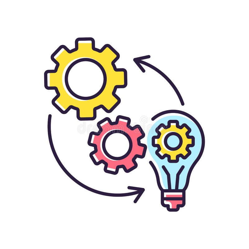 Two Color Implementation Vector Icon From General 1 Concept Isolated