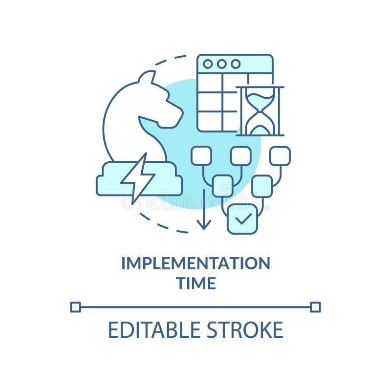 Implementation Icon Outline Stock Illustrations – 1,613 Implementation ...