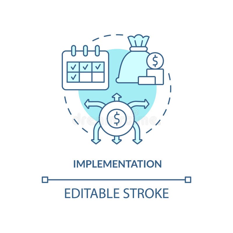 Implementation Icon Outline Stock Illustrations – 1,613 Implementation ...