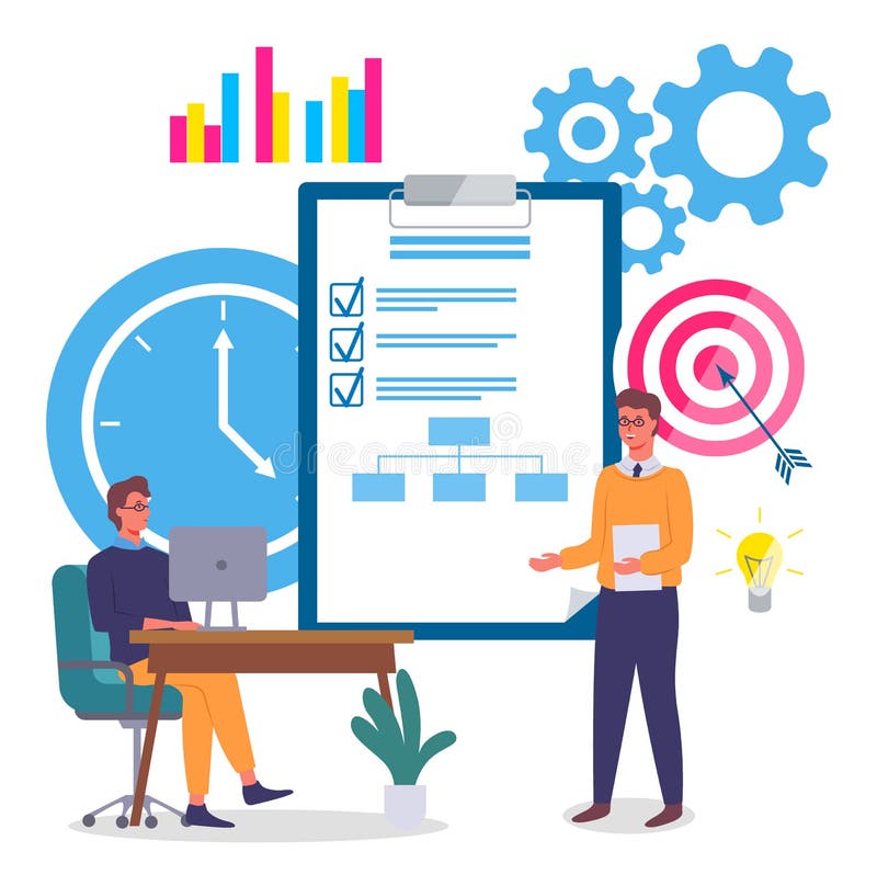 Implementing Business Solutions, Clipboard with Completed Assignments ...