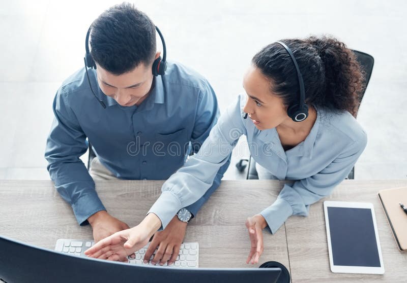 Implementing New Processes To Improved Customer Service. High Angle ...