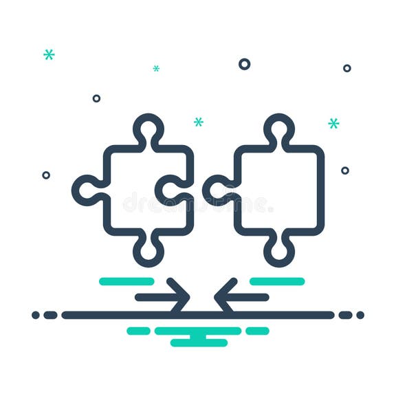 Mix Icon for Implication, Involve and Implement Stock Vector ...