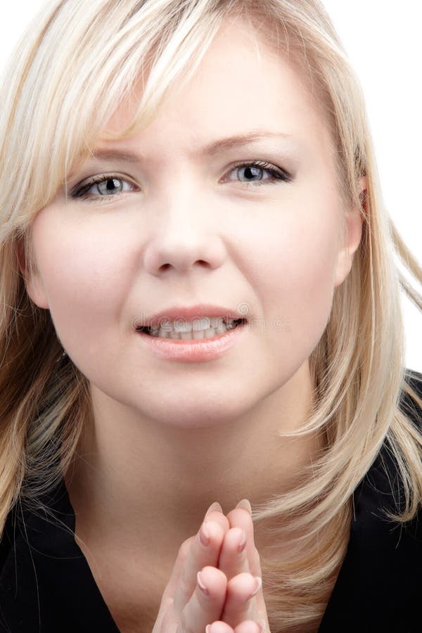 Imploring girl stock image. Image of fashion, slavonic - 11658845
