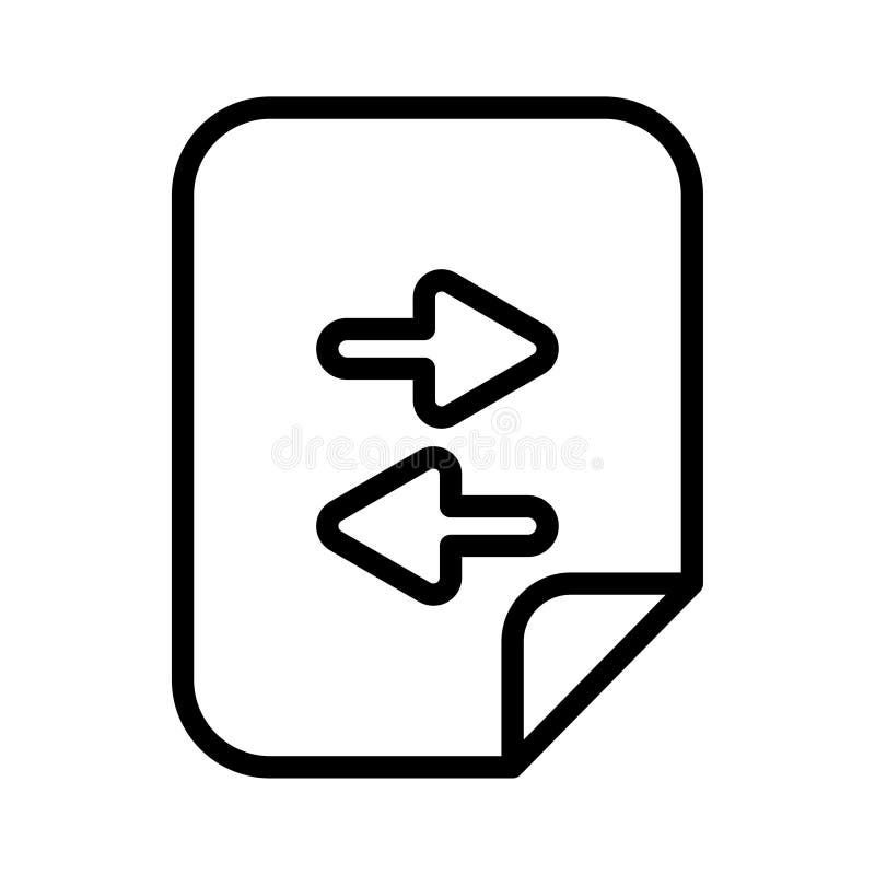 Import export file icon stock vector. Illustration of vector - 225349410