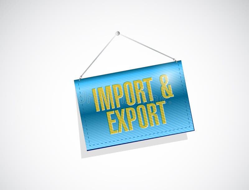 Import export banner stock vector. Illustration of channels - 25832019 Import export banner stock vector. Illustration of channels - 25832019