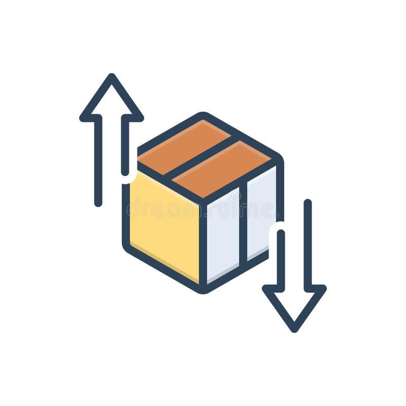 Color Illustration Icon for Import Export, Trading and Business Stock ...