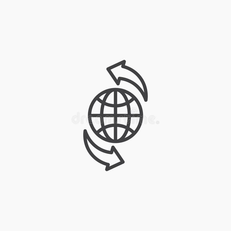 Import export icon vector stock vector. Illustration of delivery ...