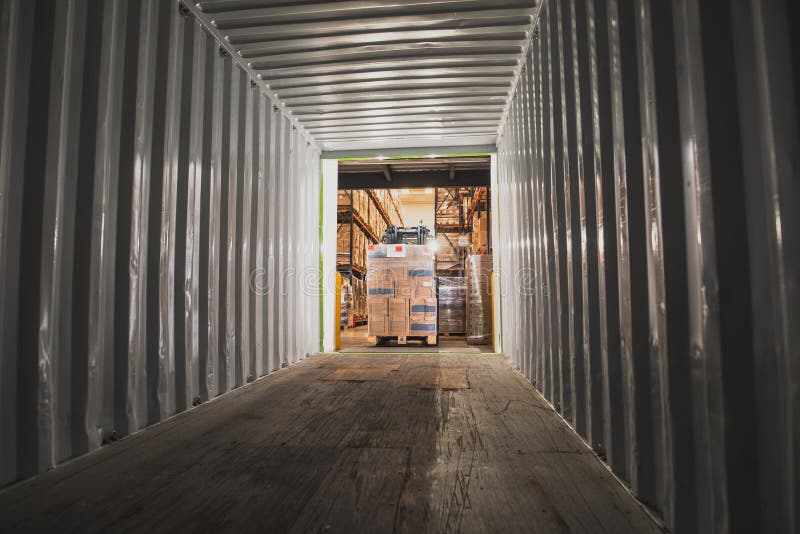 Containers Boxes for Cargo Ship Stock Image - Image of commercial ...