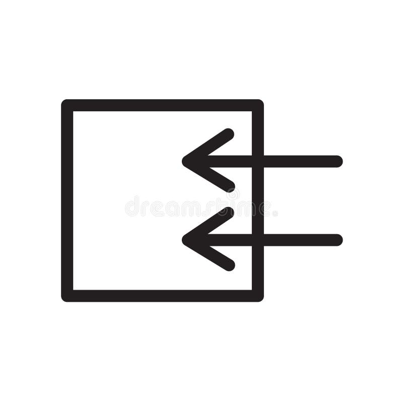 Copy Icon Vector Isolated on White Background, Copy Sign , Line Stock ...