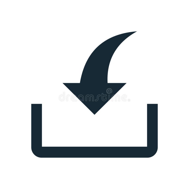 Import Icon Vector Logo Template Stock Vector - Illustration of company ...