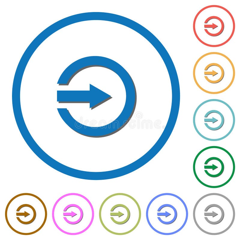 Import Icons on Horizontal Menu Bars Stock Vector - Illustration of ...