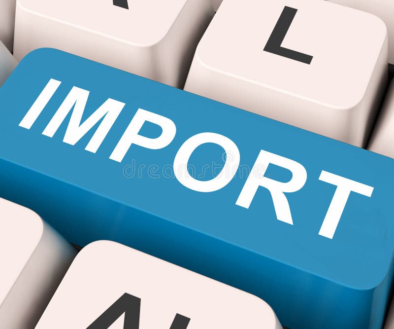 Import Key Means Importing Imports Stock Illustrations – 1 Import Key ...