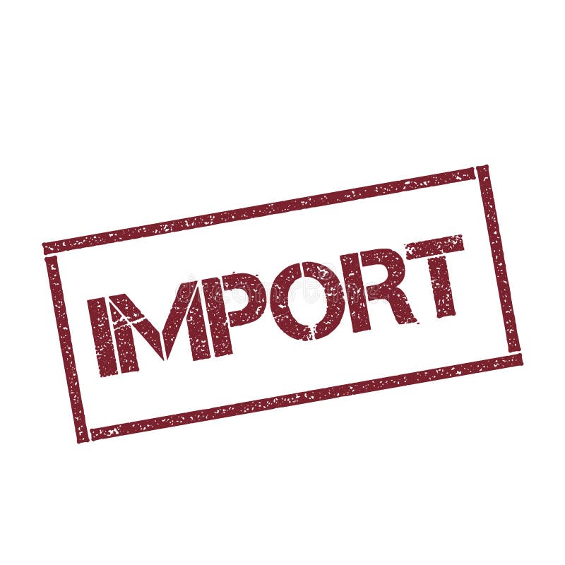 Import Red Rectangular Stamp Stock Illustrations – 59 Import Red ...