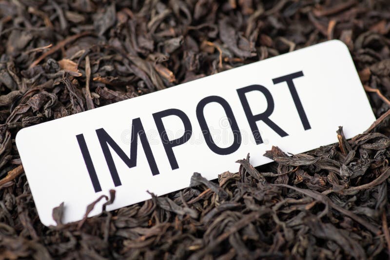 Import of tea concept stock photo. Image of price, concept - 261333008
