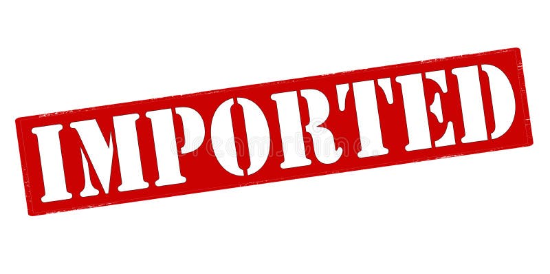 Importado stock de ilustración. Ilustración de sello - 109026677