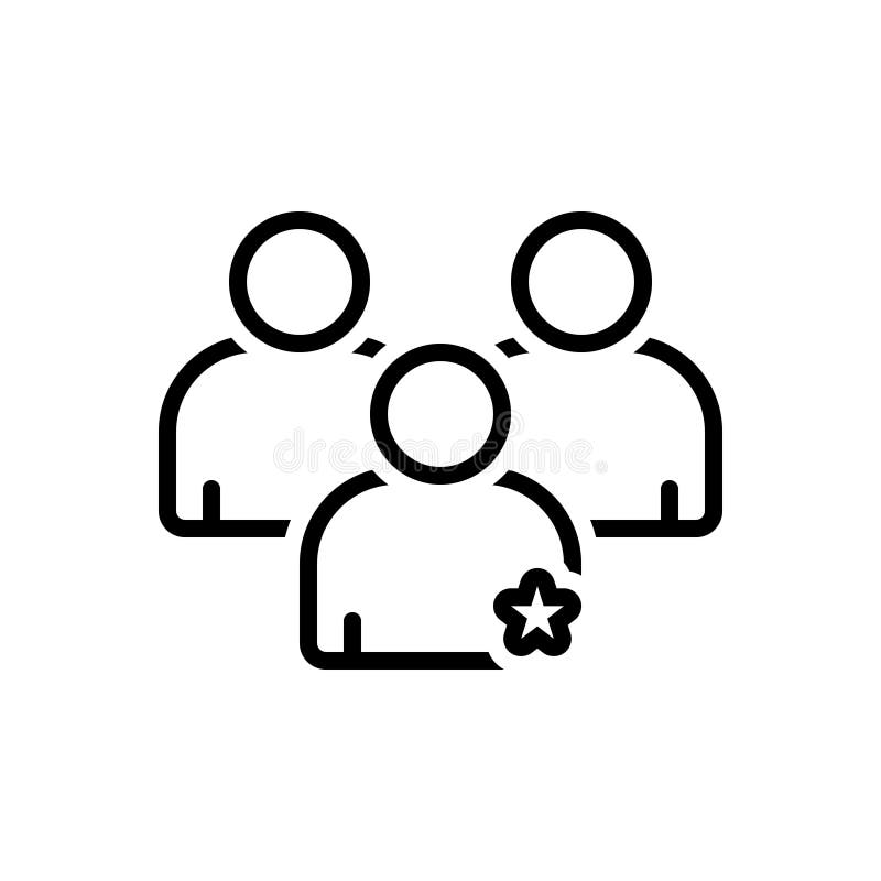 Black Line Icon for Importance, Weightage and Usefulness Stock Vector ...