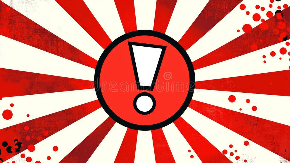 The Importance of the Modern Illustration Banner is Emphasized by a Red ...