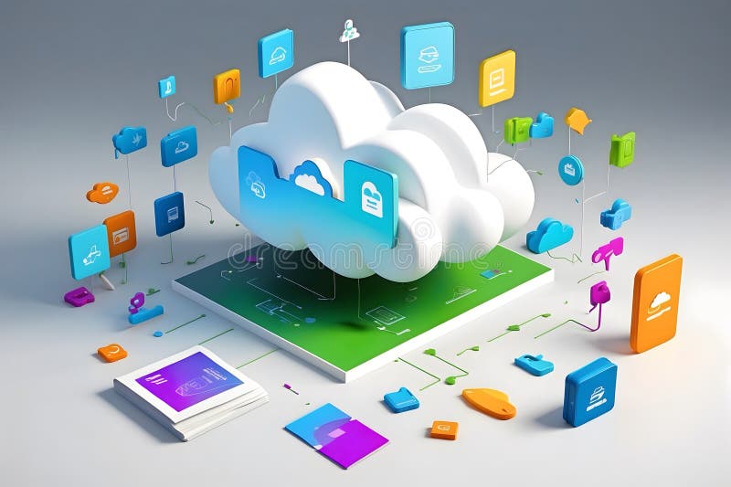 The Importance of Remote Data Storage Stock Illustration - Illustration ... The Importance of Remote Data Storage Stock Illustration - Illustration ...