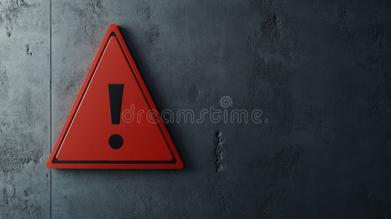 This is an Important Alert Warning Sign that Serves As a Symbol ...
