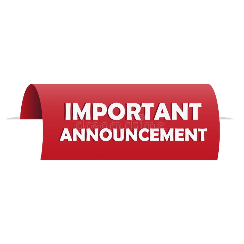 Important Announcement Paper Word Stock Illustrations – 396 Important Announcement Paper Word ...