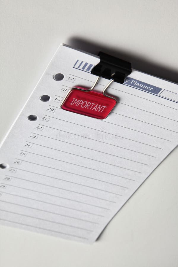 Important clip stock image. Image of page, isolated, clamp - 13067241