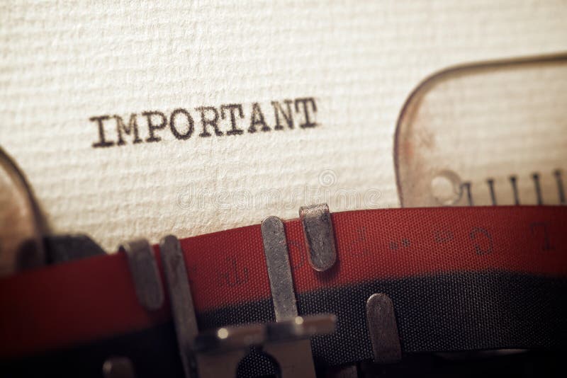 Important concept view stock photo. Image of page, nostalgia - 218415666