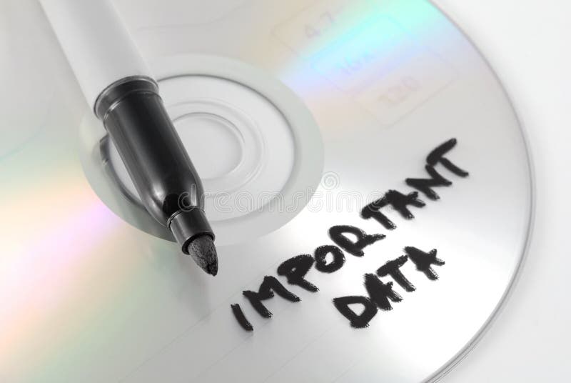 Important Data Disk Concept Stock Image - Image of multimedia, optical ...
