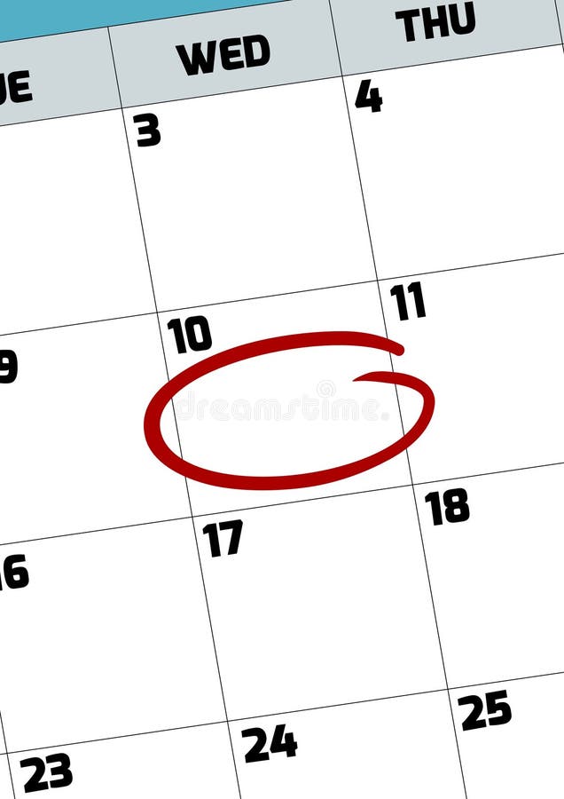 Important Date stock illustration. Illustration of highlighted - 36872432