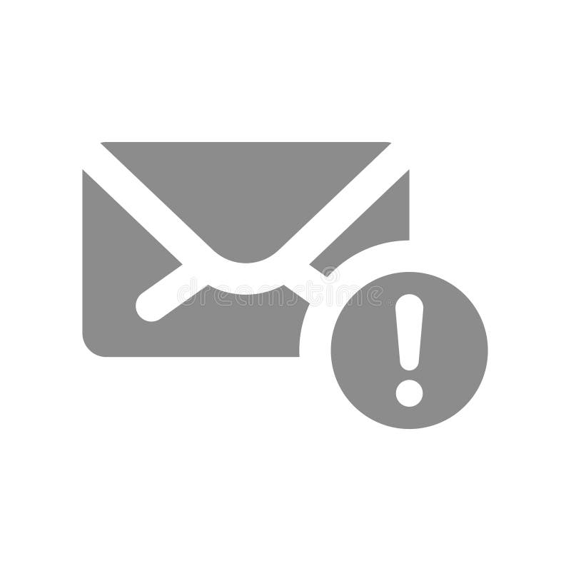 Important Email Vector Icon Stock Vector - Illustration of pictograph ...
