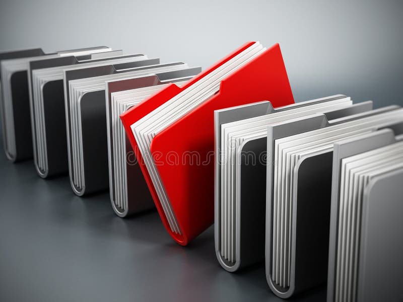 Important file stock illustration. Illustration of medium - 44455594