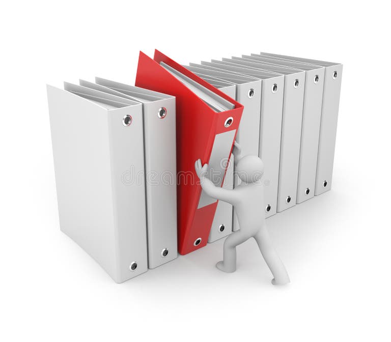 Important folder stock illustration. Illustration of records - 25695771