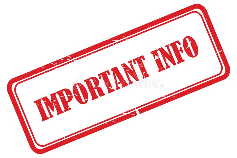 Important Info Stamp on White Stock Photo - Image of knowledge ...