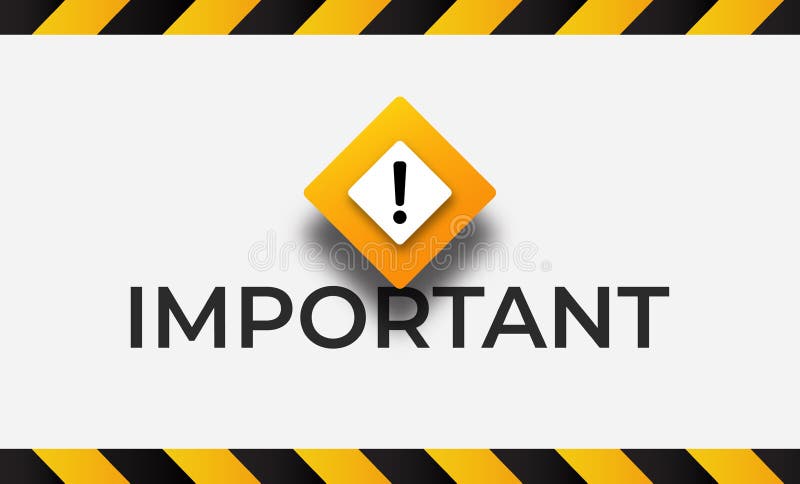 Attention warning banner stock vector. Illustration of circle - 135909110