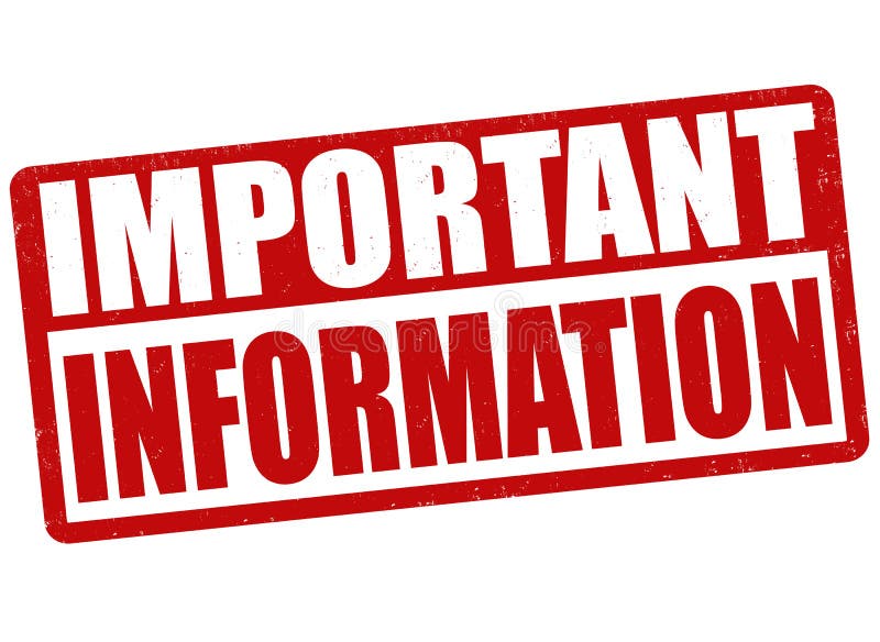 Important Information Grunge Rubber Stamp Stock Vector - Illustration ...