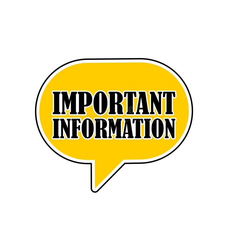 Banner Important with Exclamation Mark Sticker Stock Vector ...