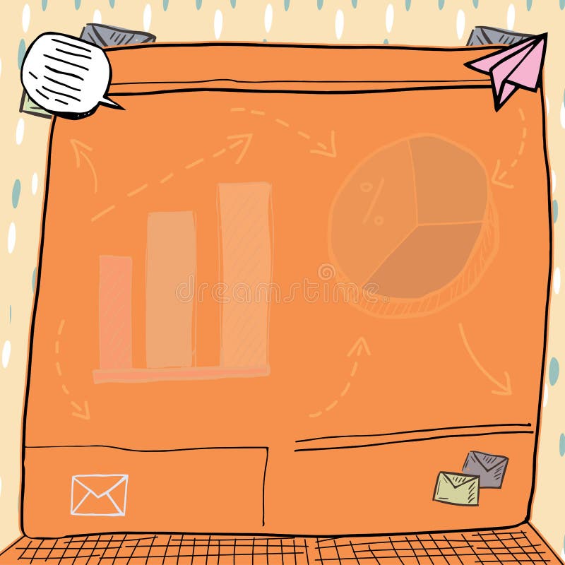 Important Message Presented on Presentation Board with Charts and ...