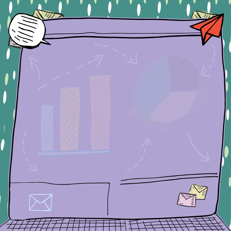 Important Message Presented on Presentation Board with Charts and ...