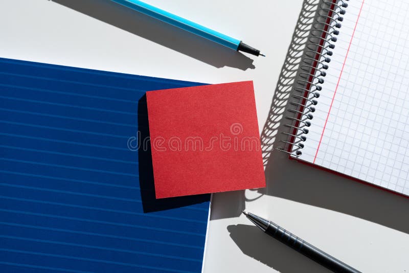 Important Message Presented on Sticky Note on Desk with Notebook and ...